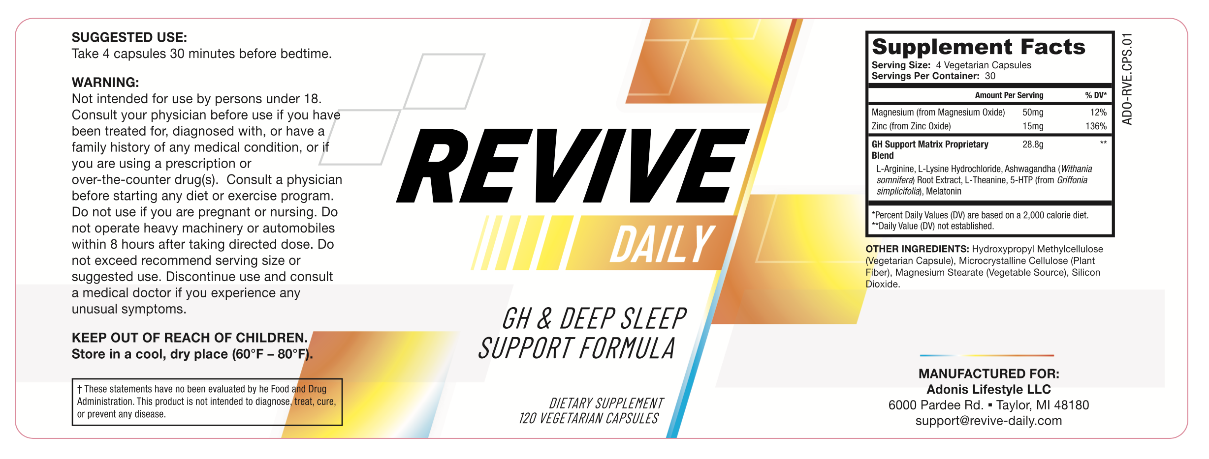 Revive Daily - Official Sleep Support & Wellness Booster | Revive Daily™